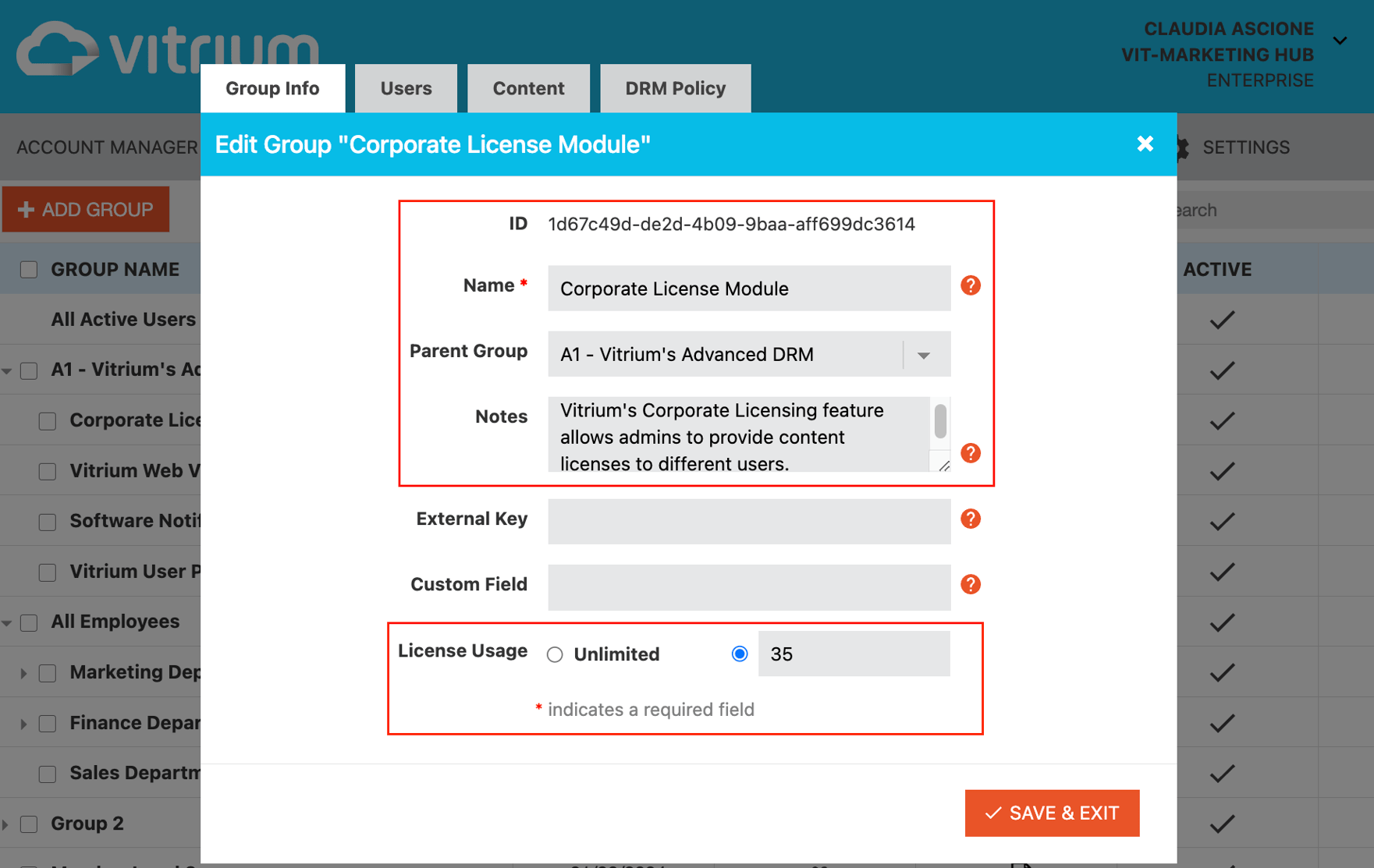Vitrium Advanced DRM: Corporate License Module